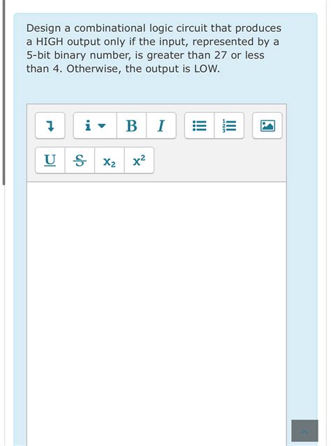 Design A Combinational Logic Circuit That Produces A