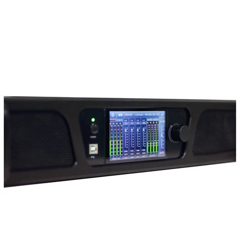 Dante Channel Digital Power Amplifier With Network TCP IP Control And Built In DSP Digital