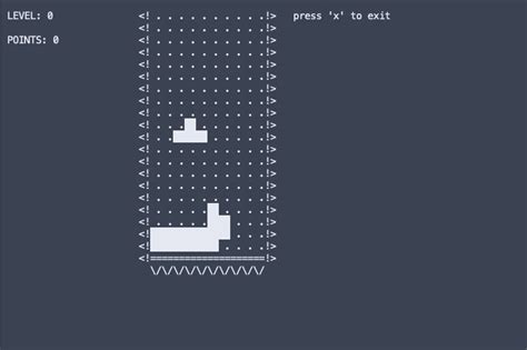 GitHub GPotoshin Ascii Tetris Tetris In C