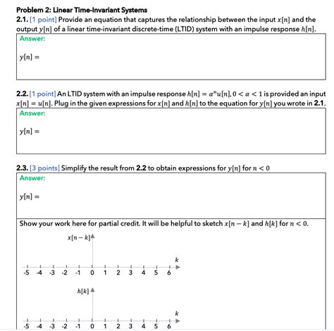 Solved Problem 2 Linear Time Invariant Systems 21 1