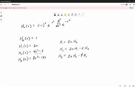 Solved The Hermite Polynomials Can Be Written Using Something Called A Generating Function