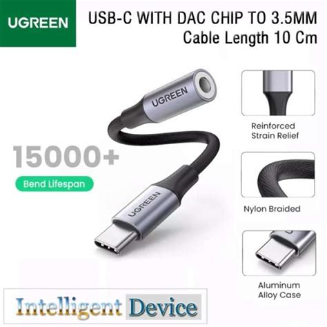 Promo Ugreen Usb Type C To Mm Headphone Audio Dac Converter Cm Diskon Di Seller