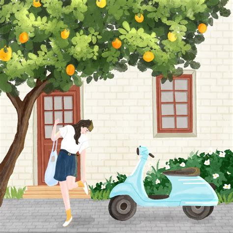 초여름 풍경 드로잉 By 구월 포트폴리오 노트폴리오