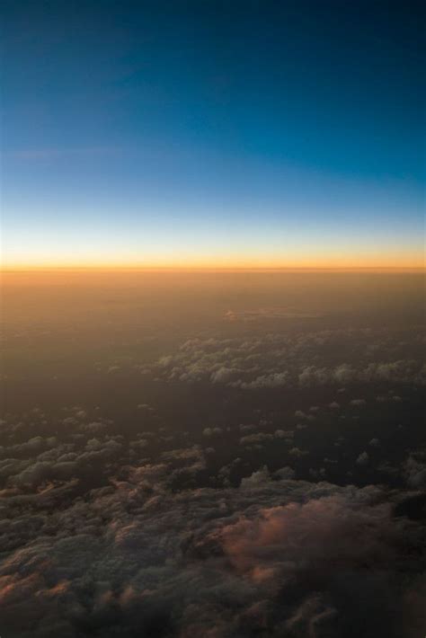 Pôr Do Sol Ou Nascer Do Sol Visto Do Avião Foto Premium In 2024