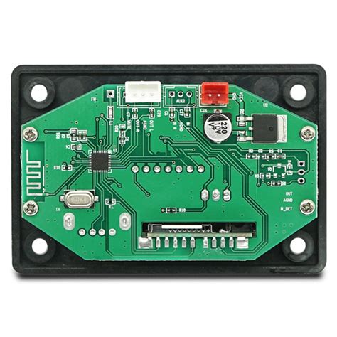 1 Pcs Bluetooth Module Car Audio Mp3 Decoder Power Amplifier Board External Microphone Function