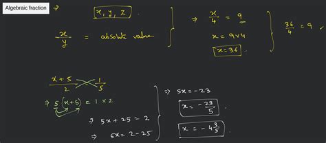 Algebraic Fraction Filo