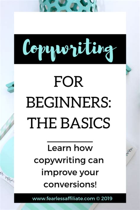 Copywriting For Beginners The Basics Fearless Affiliate