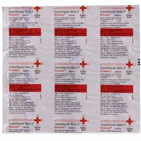 Dexamethasone Tablet 05 Mg At ₹ 1000box Dexona Tablet In Nagpur
