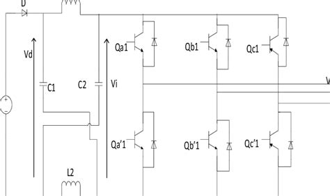 Topology Of Z Source Two Level Inverter Download Scientific Diagram