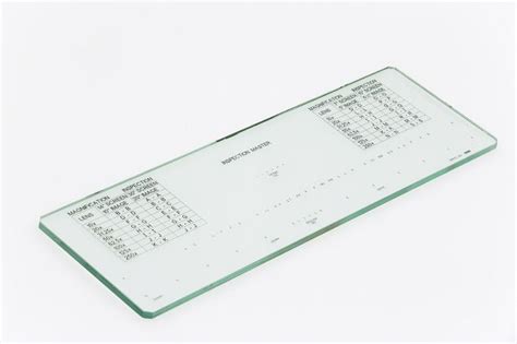 Inspection Checker Designed For Optical Comparator Calibration