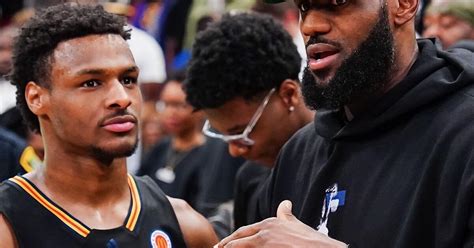 Bronny James Taken By Lakers With 55th Pick In Nba Draft Ap