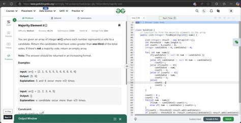 gfg160 geekstreak2024 geeksforgeeks codingchallenge java