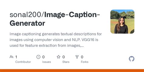 Github Sonal200image Caption Generator Image Captioning Generates