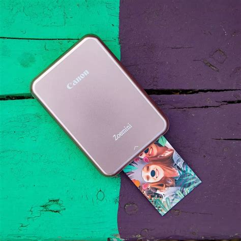 Kjøp Canon Zoemini Bærbar Fargeskriver Roségull — Canon Norge Butikk