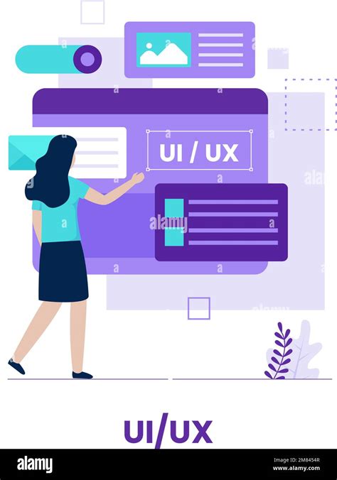 Flat Design Of Ui Ux Design Concept Illustration For Websites Landing Pages Mobile