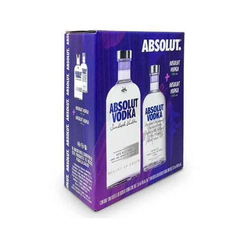 Vodka Absolut Blue 750 Ml 375 Ml