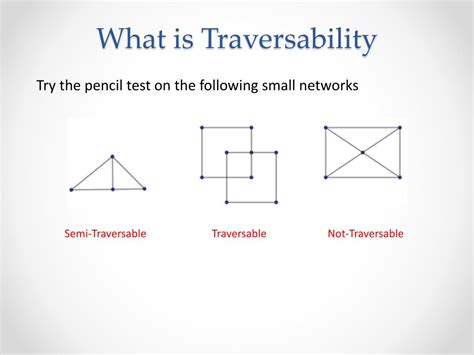 Ppt Traversability Powerpoint Presentation Free Download Id2594927