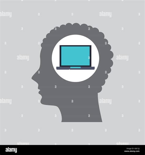 Tech Computer Icon Stock Vector Image And Art Alamy