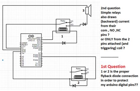 Are Flyback Diodes Needed In My Circuit General Electronics Arduino Forum