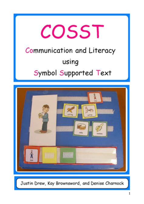 Symbol Supported Text Leaflet Widgit Teaching Resources