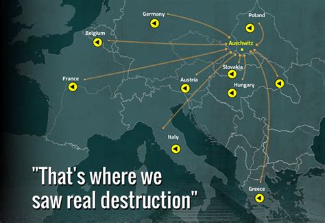 Testimonies Of Survivors Of Auschwitz Birkenau Interactive Map