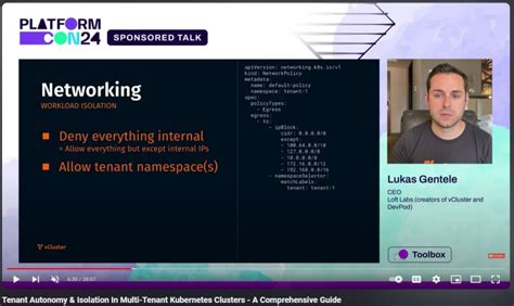 Platform Engineering On Linkedin Tenant Autonomy And Isolation In Multi Tenant Kubernetes