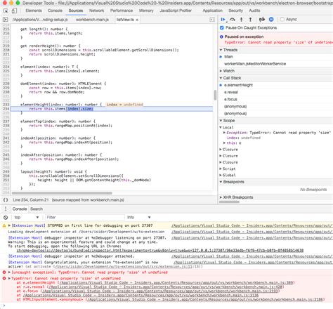 Can Not Read Property Size Of Undefined · Issue 48652 · Microsoft