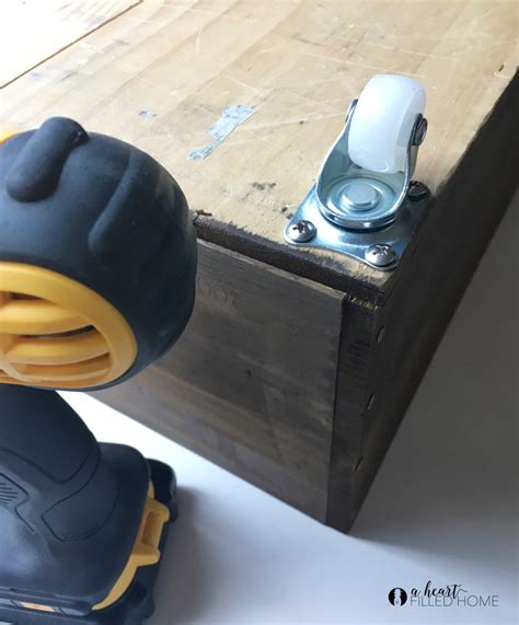 Diy Rolling Storage Crate A Heart Filled Home Diy And Home Decor