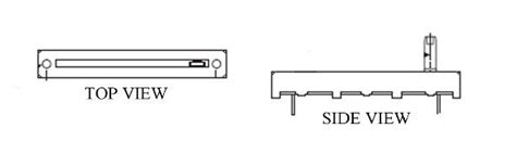 Model Of The Slide Potentiometer The Slide Potentiometer Is Calibrated Download Scientific