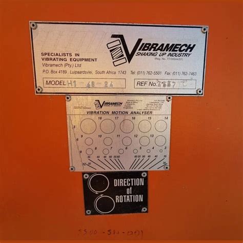 Vibramech H1 48 24 Single Deck Horizontal Screen