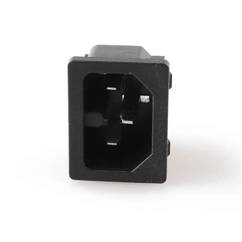 LZ 16 2 Power Socket 3 Pins IEC320 Inlet Power Plug Socket AC 250V 10A Male Plug AC Power Socket