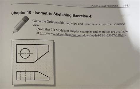 Solved Isometric Sketching Exercise Given The Chegg