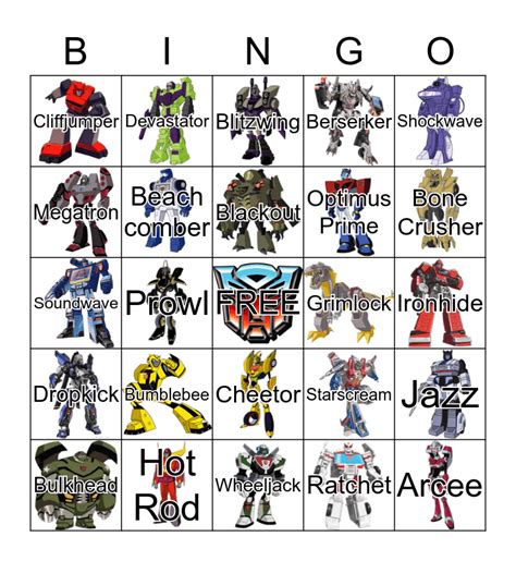 Transformers Names And Pictures List
