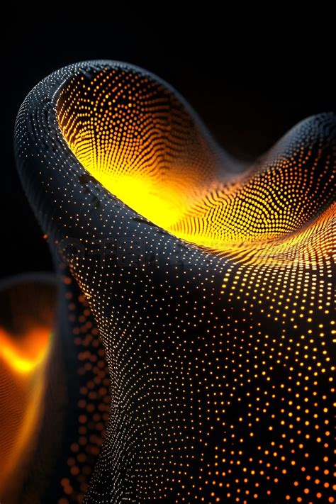 流动效果ai数字艺术 科技3d渲染未来科技感抽象波浪发光点流动效果插画 Ai图片免费下载png格式2688像素编号71678530 千图网