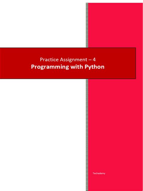 Python Assignment Day 4 Pdf