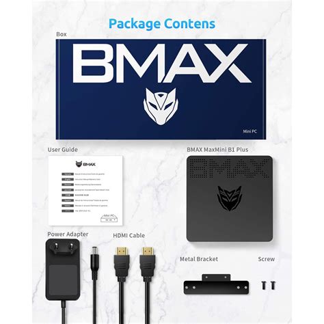 Bmax B1 Plus Mini Pc Intel Celeron N3350 6gb Ram 64gb Rom