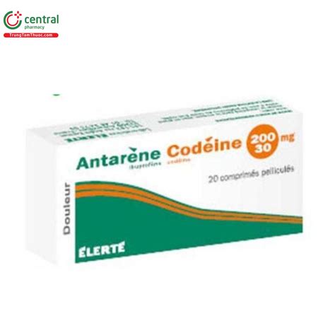 Thuốc Antarene Codein 200mg 30mg Kháng Viêm Giảm đau Nhanh Chóng