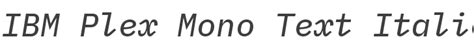 IBM Plex Mono Font By IBM Free Download Fontsc