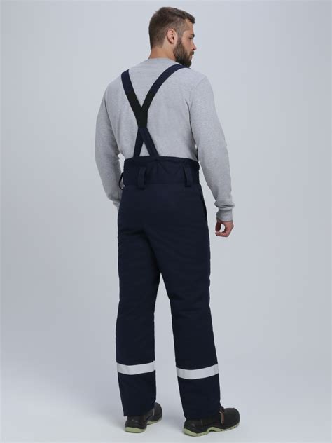 Костюм сварщика зимний Велд СОП брюки 1 класс защиты т синий красный с СОП тк Хлопок ОП 350