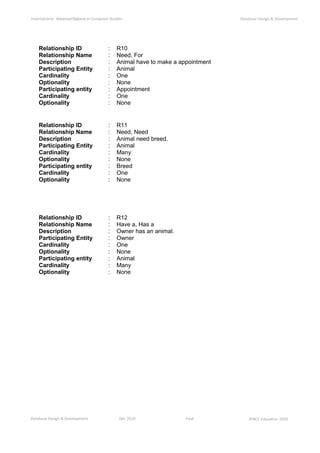 Database Design And Development DOC
