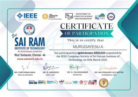 Ieee Ignitearena Reelign Sairaminstitute Techinnovation