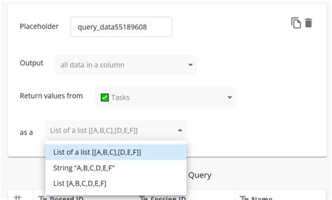 Query Database Workflow86 Documentation