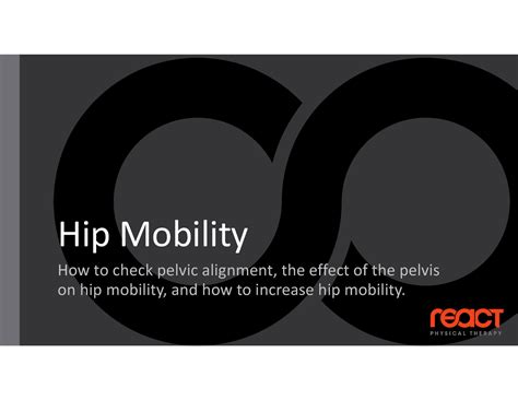Hip Mobility Hip Mobility How To Check Pelvic Alignment The Effect