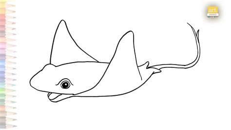 How To Draw A Realistic Stingray