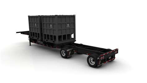 Frap Sand Chassis Trailer 3d Model Turbosquid 1432278