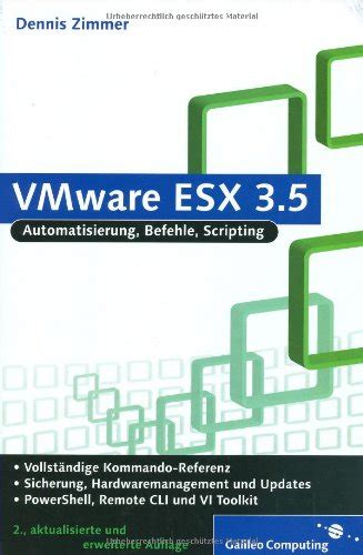 Vmware Esx 35 Automatisierung Befehle Scripting Neu Vi Toolkit
