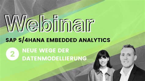 Webinar Series Sap S 4hana Embedded Analytics