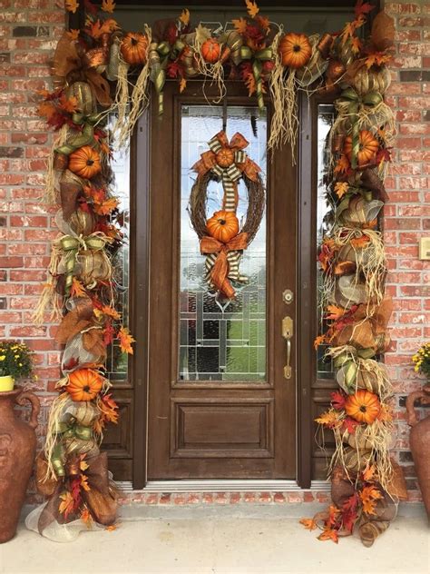 Fall Door Garland Fall Swag Thanksgiving Door Decor Fall Wreath