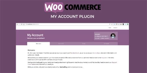 Woocommerce My Account Plugin Epic Plugins