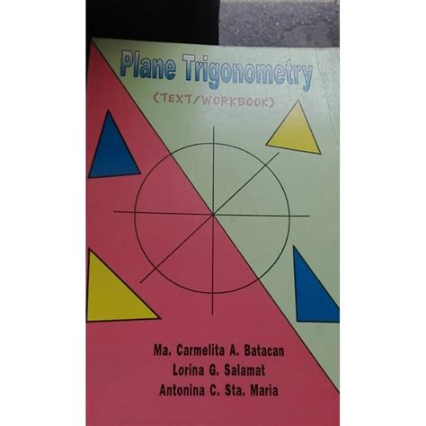 Plane Trigonometry Textbook And Workbook Shopee Philippines
